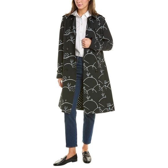 Jane Post | Jackets & Coats | Jane Post Womens Printed Downtown Trench ...